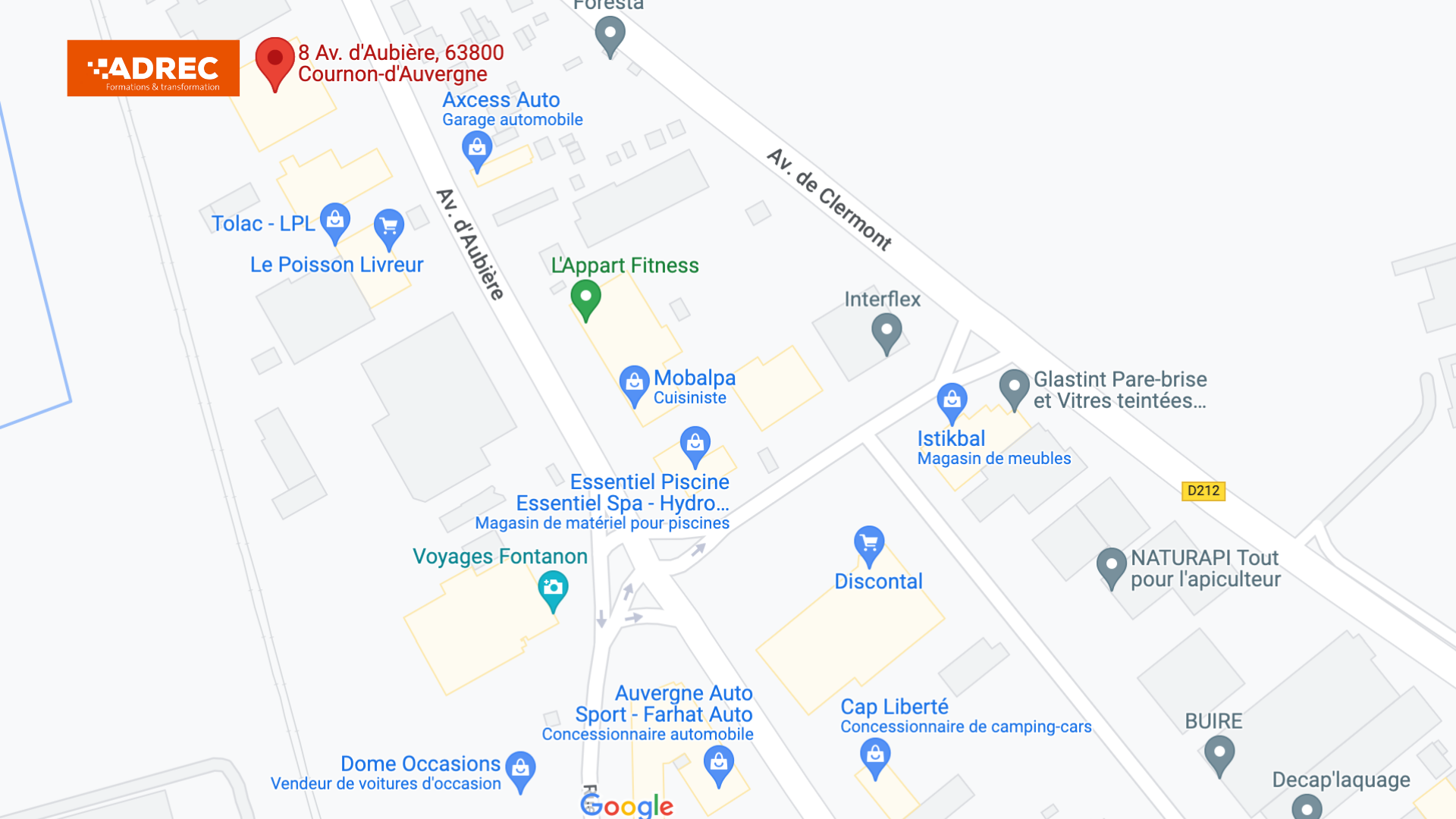 Centre de Formation de Cournon — Adrec Formation